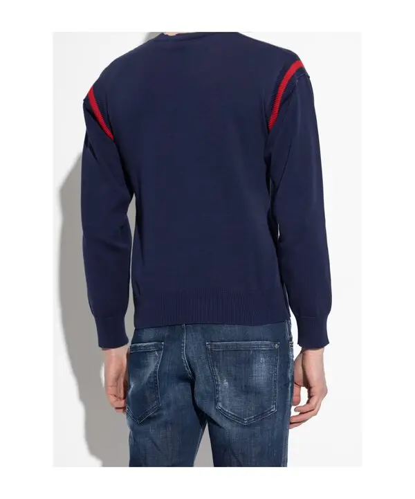 Dsquared2 Crewneck Sweatshirt With Monogram Print