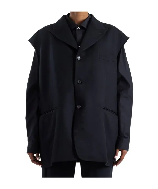 Comme Des Garçons Collared Casual Jacket