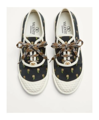 Valentino Garavani Bay Bay Floral Sneakers