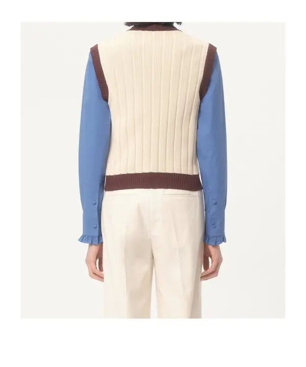 Valentino Garavani V-neck Sleeveless Knitted Vest