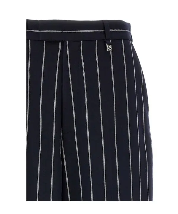 Giuseppe Di Morabito Striped High-waist Tailored Trousers