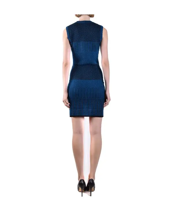 Diane Von Furstenberg Sleeveless Round Neck Knit Dress