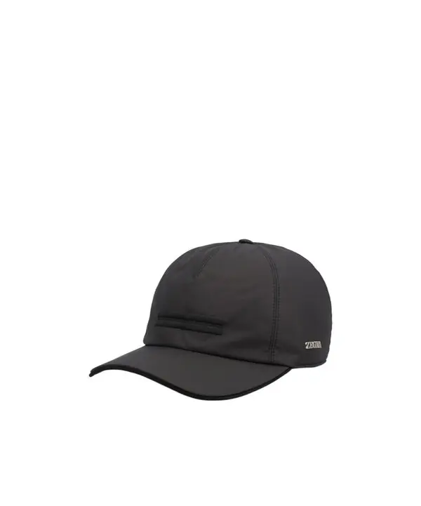 Zegna Embroidered Baseball Cap - Black