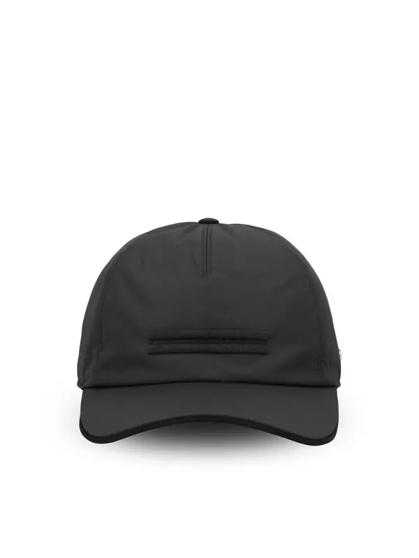 Zegna Embroidered Baseball Cap - Black