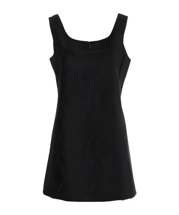 Chloé Crewneck Sleeveless Mini Dress - Black