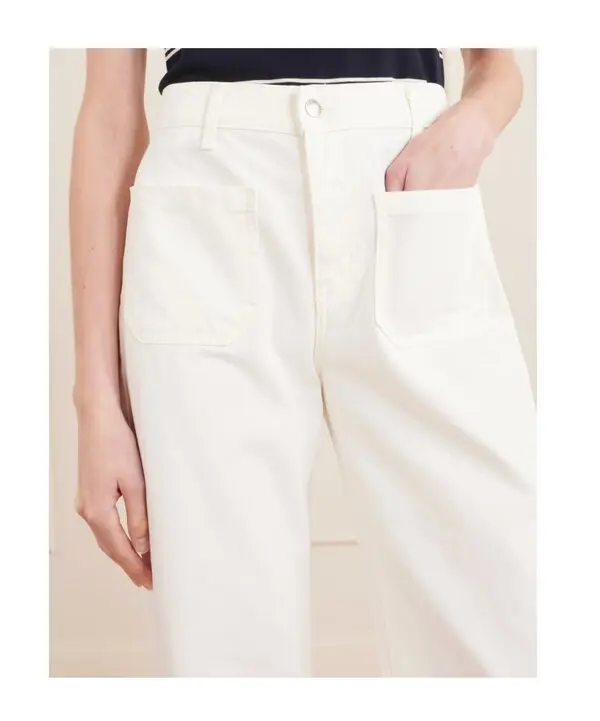 NILI LOTAN Belt Loop Jeans