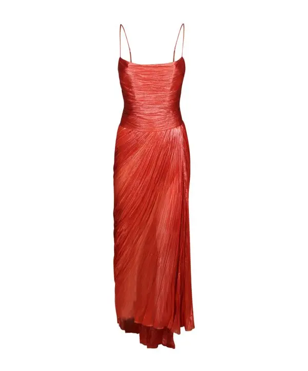 MARIA LUCIA HOHAN Ruched Gown - Red