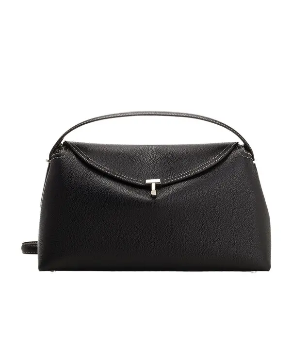 TOTEME T-lock Shoulder Bag - Black