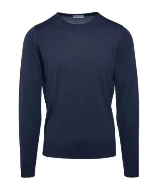 John Smedley Hatfield Knitted Sweater - Blue