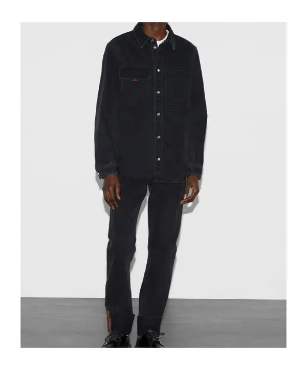 Gucci Collared Long-sleeve Shirt