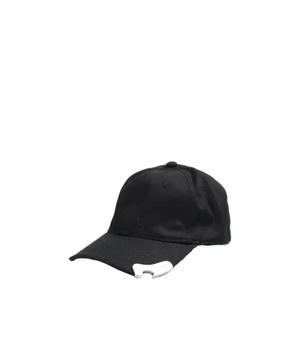 Vetements Logo Embroidered Cotton Cap - Black