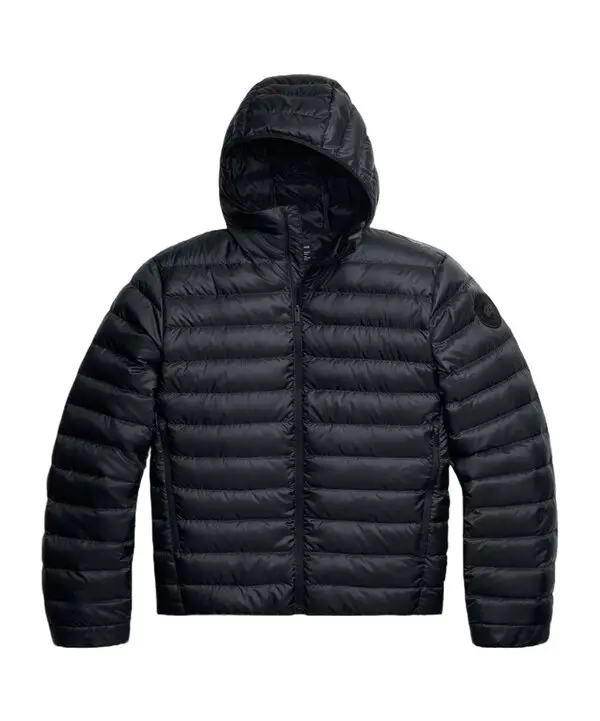 Canada Goose Stratus Tonal Label Hooded Jacket - Black