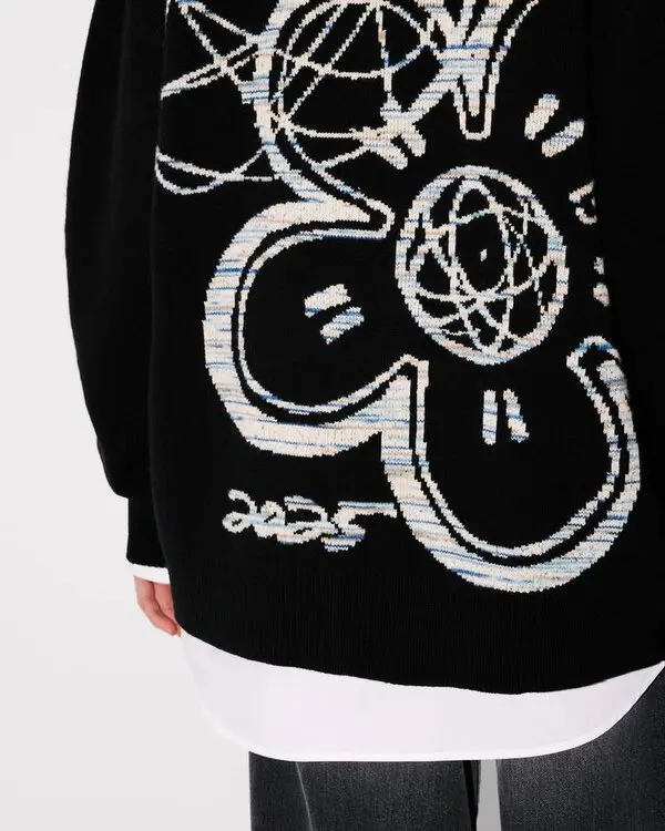 Kenzo X Futura 2000" Genderless Cardigan