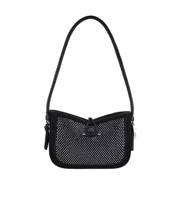 Isabel Marant Étoile Logo Embossed Embellished Shoulder Bag