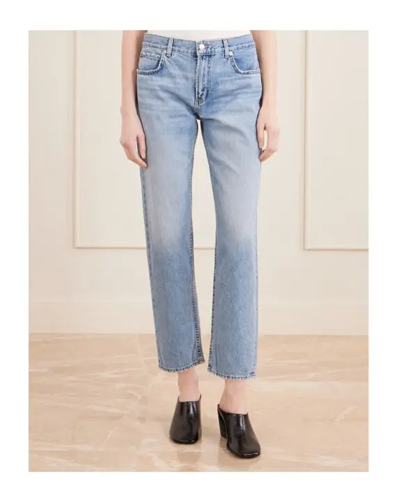 NILI LOTAN Belt Loop Jeans