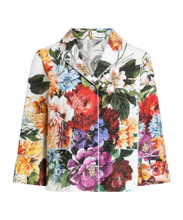 Dolce & Gabbana Floral Print Button-up Shirt