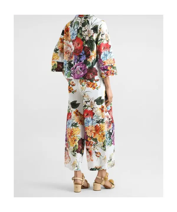 Dolce & Gabbana Floral Print Button-up Shirt