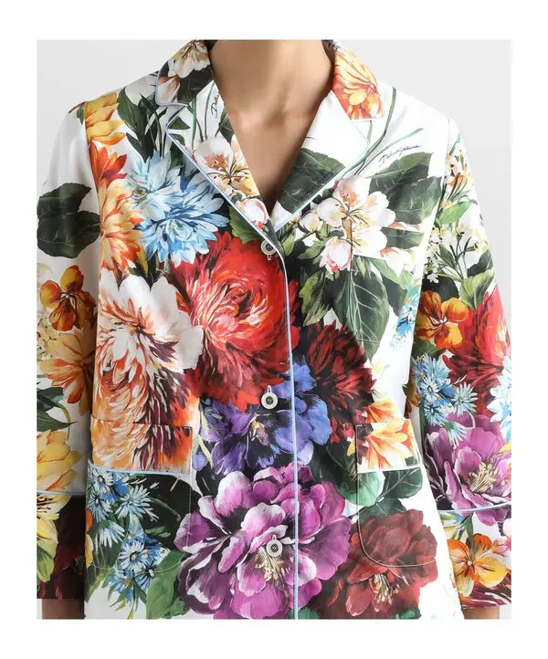 Dolce & Gabbana Floral Print Button-up Shirt