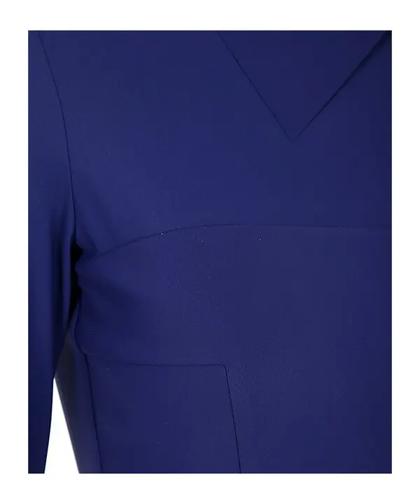 Chiara Boni La Petite Robe Asymmetrical Peplum Top With Lapels