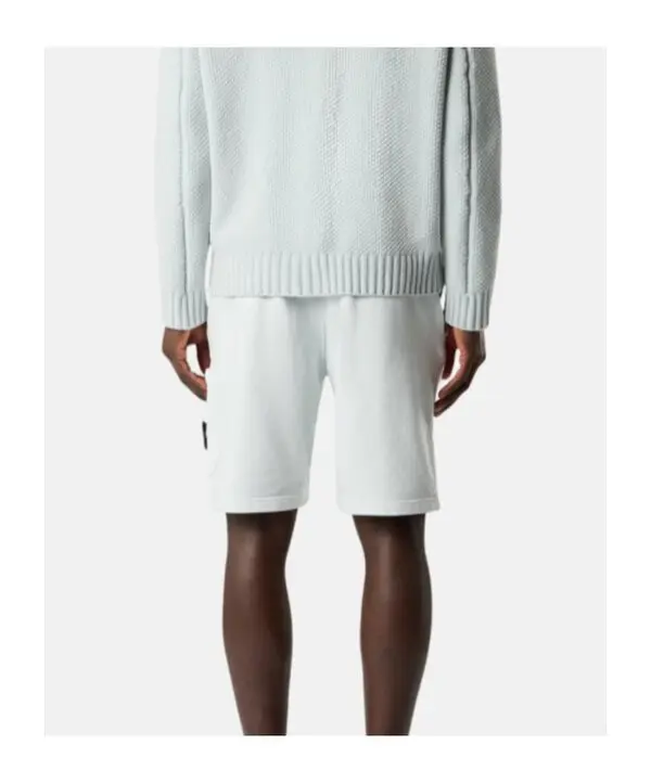 Stone Island Drawstring Fleece Shorts - Sky-blue
