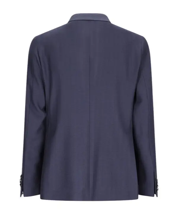 Tagliatore Herringbone Two-button Blazer - Blue