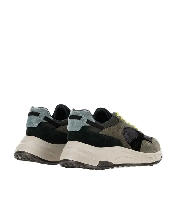 Hogan Hyperlight Panelled Lace-up Sneakers - Black