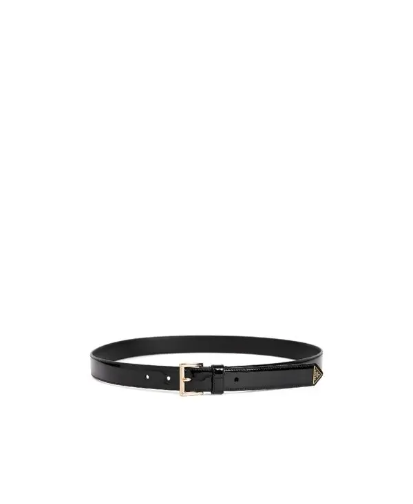 Prada Logo Plaque Belt