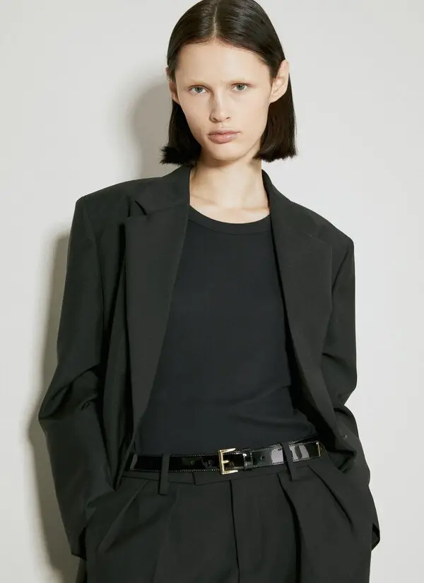 Prada Logo Plaque Belt