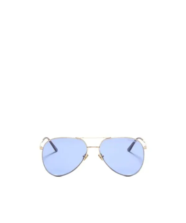 Valentino Garavani Full Frame Aviator Sunglasses - Blue