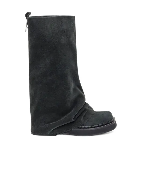 Attico Combat Boots - Grey