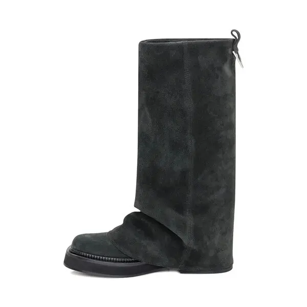 Attico Combat Boots - Grey