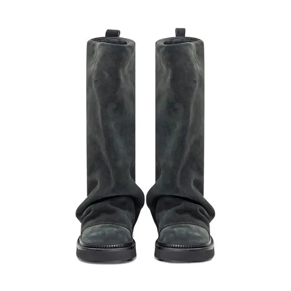 Attico Combat Boots - Grey
