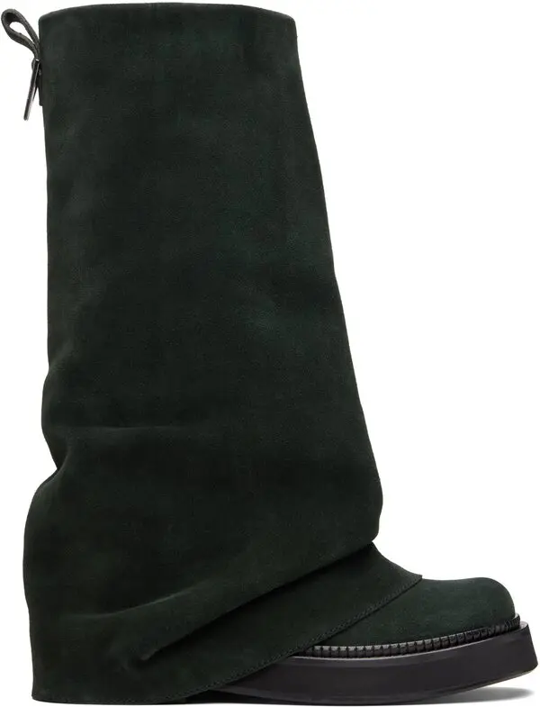 Attico Combat Boots - Grey