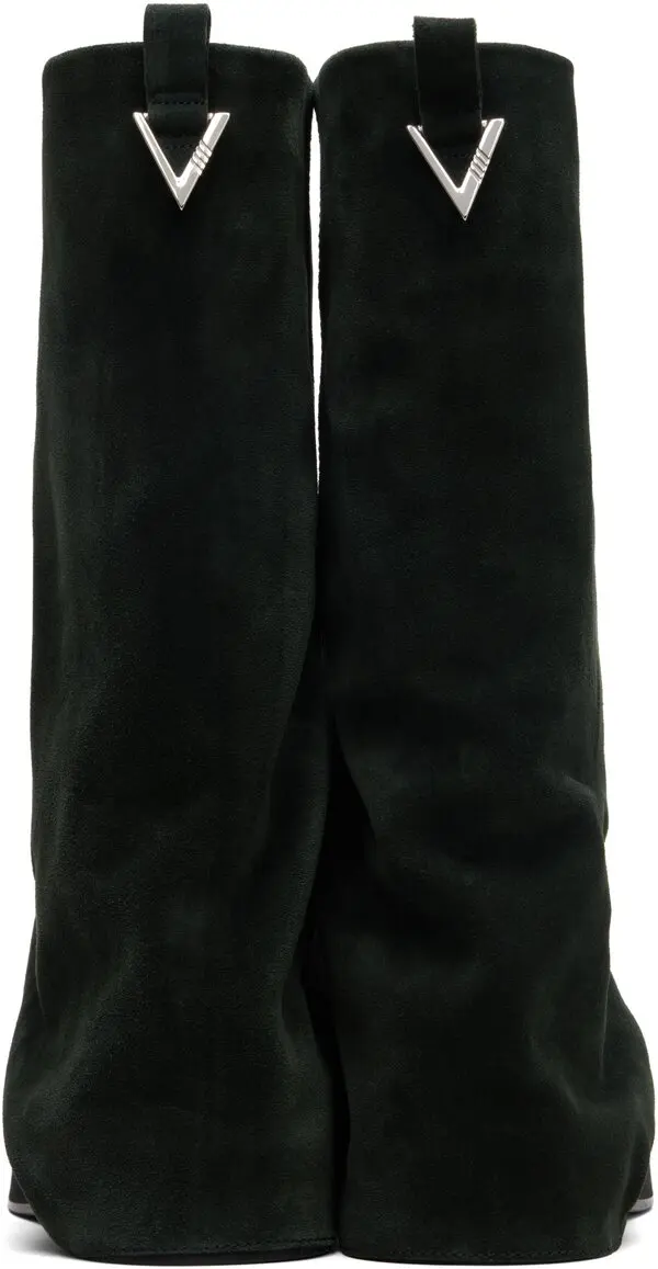 Attico Combat Boots - Grey