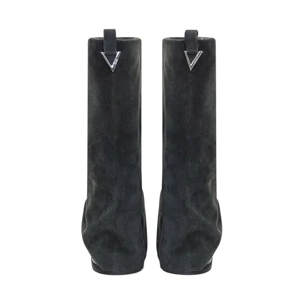 Attico Combat Boots - Grey