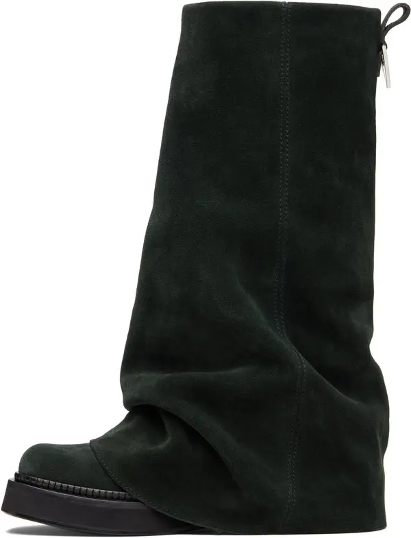 Attico Combat Boots - Grey