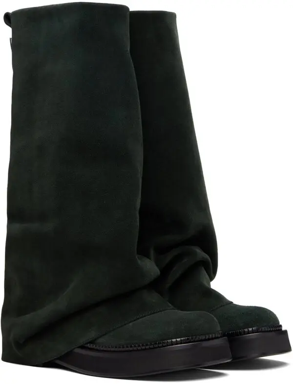 Attico Combat Boots - Grey