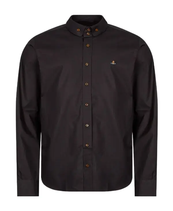 VIVIENNE WESTWOOD Orb-embroidered Poplin Shirt
