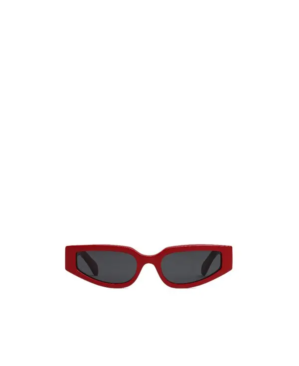 Celine Triomphe Sunglasses In Acetate - Red