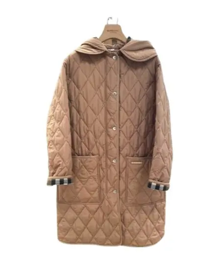 Burberry Quilted Coat With Hood