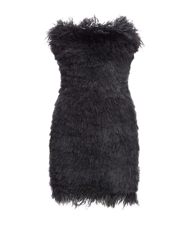 Sportmax Zip Detailed Strapless Dress