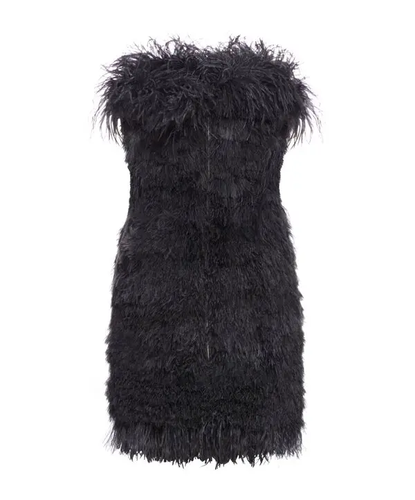 Sportmax Zip Detailed Strapless Dress