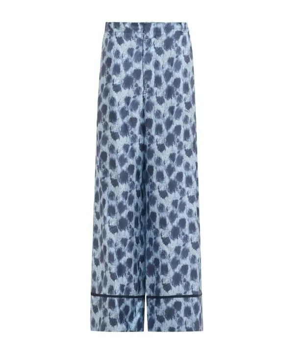 Marni Printed Wide-leg Trousers