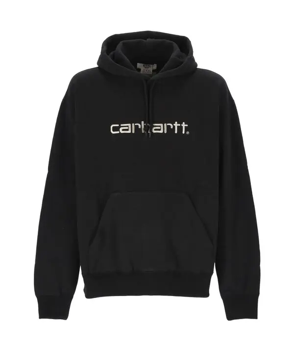 Junya Watanabe Logo-embroidered Hoodie - Black