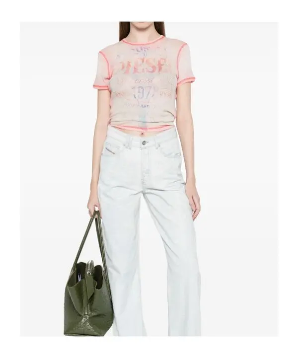 DIESEL® T-iana Printed Crewneck T-shirt