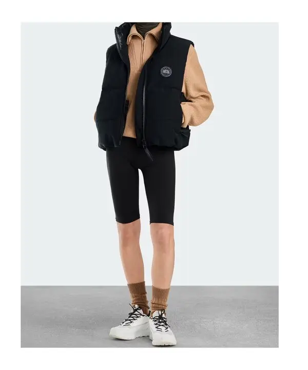 Canada Goose Grandview Cropped Puffer Gilet - Black