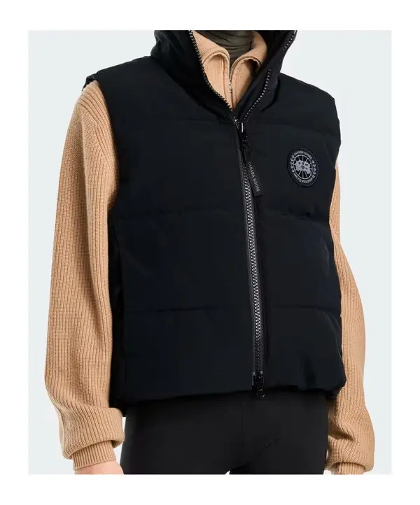 Canada Goose Grandview Cropped Puffer Gilet - Black