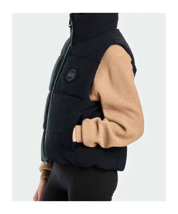 Canada Goose Grandview Cropped Puffer Gilet - Black