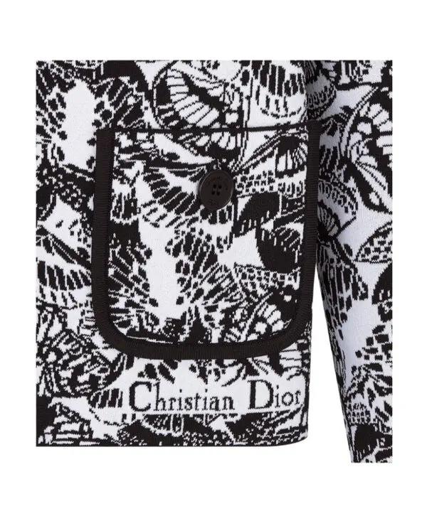 Dior Cropped Jacket With Logo
