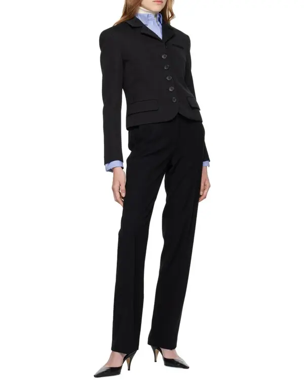 THE ROW Jesse Straight-leg Tailored Cut Pants